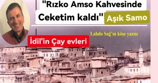 Rızko Amso Kahvesinde Ceketim kaldı
